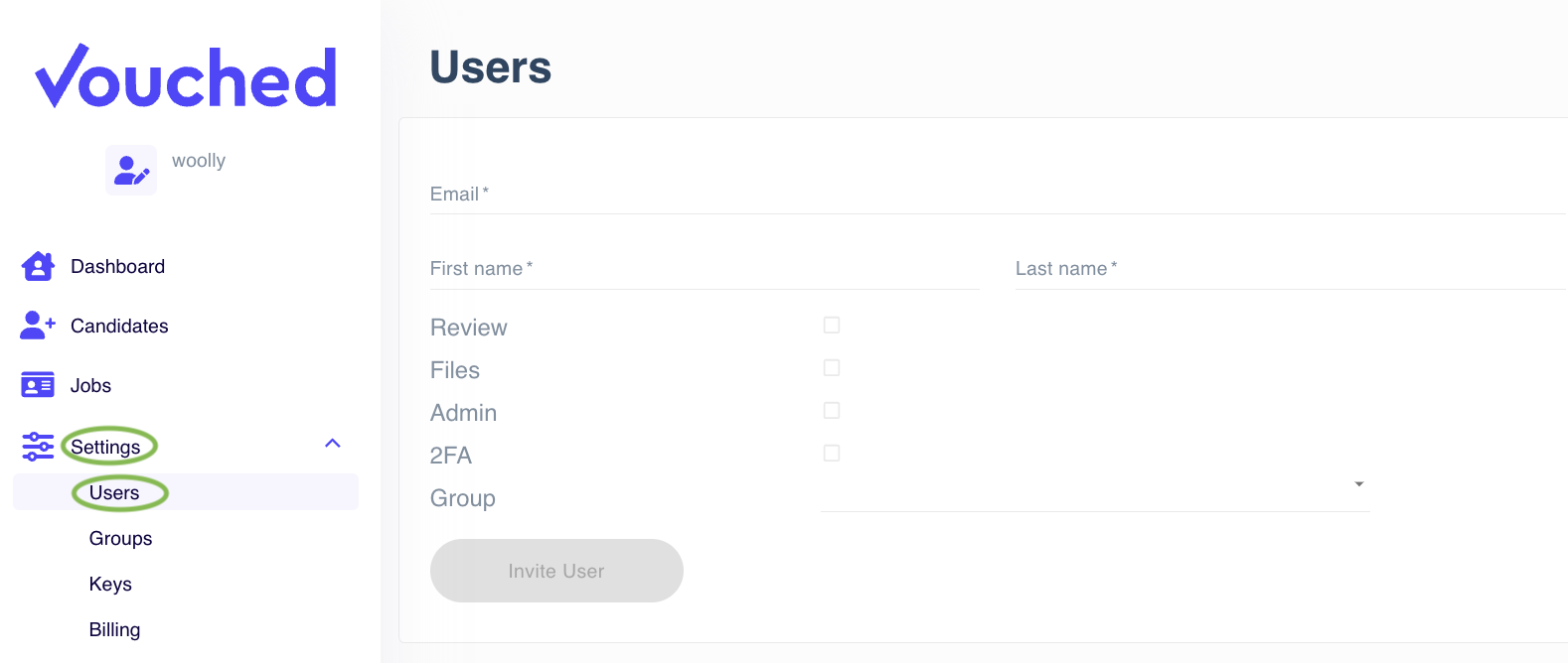 The Users Page – Vouched Help Center